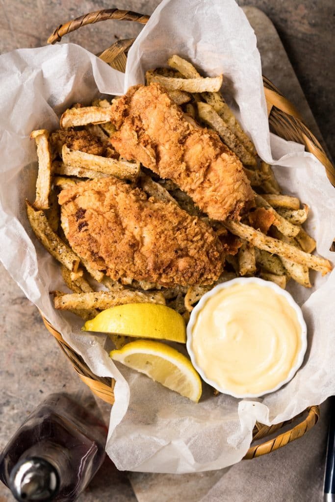Ultimate Gluten Free & Keto Fish and Chips - gnom-gnom